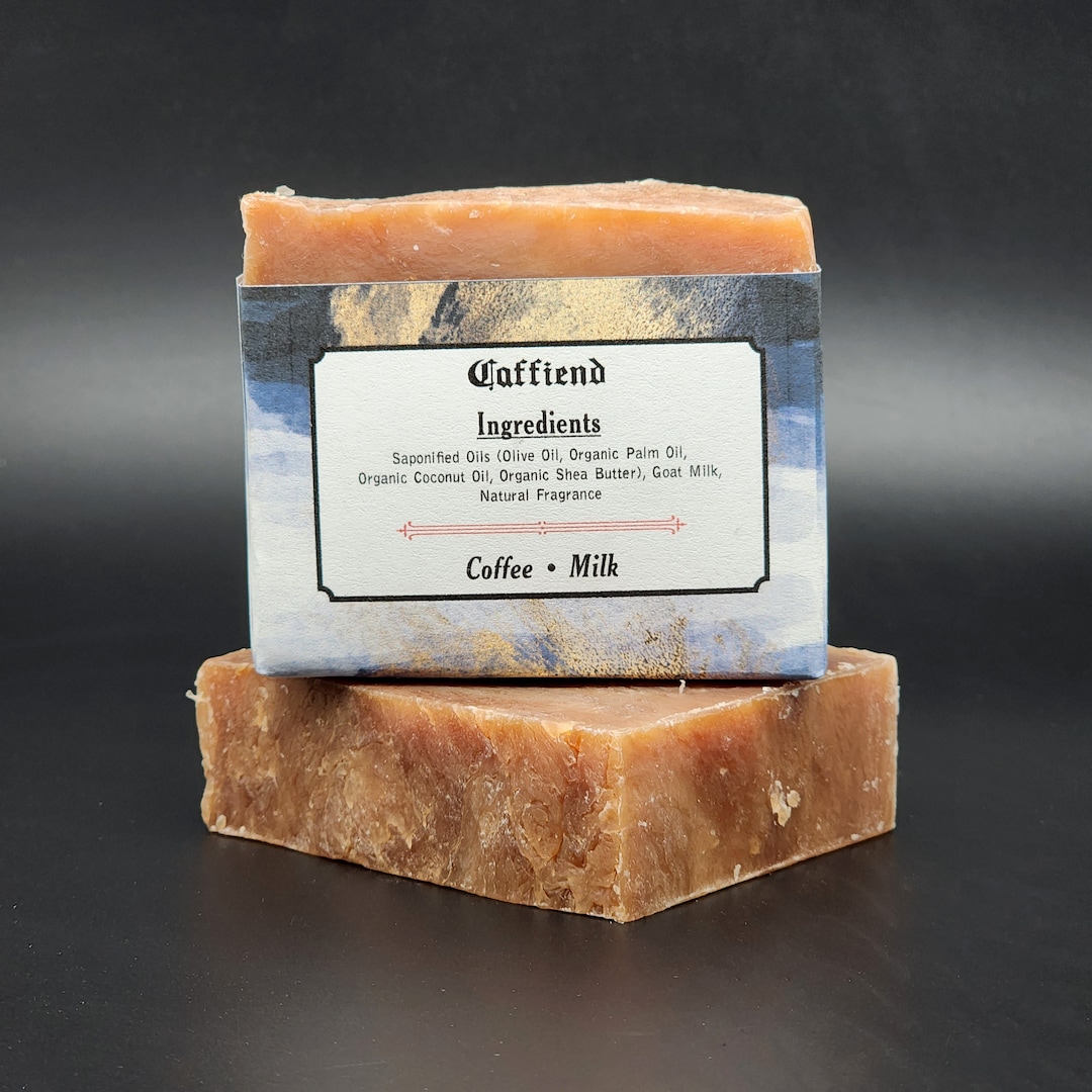 Caffiend | Fresh Brewed Coffee Goat Milk Soap for Metalheads Creamy ...