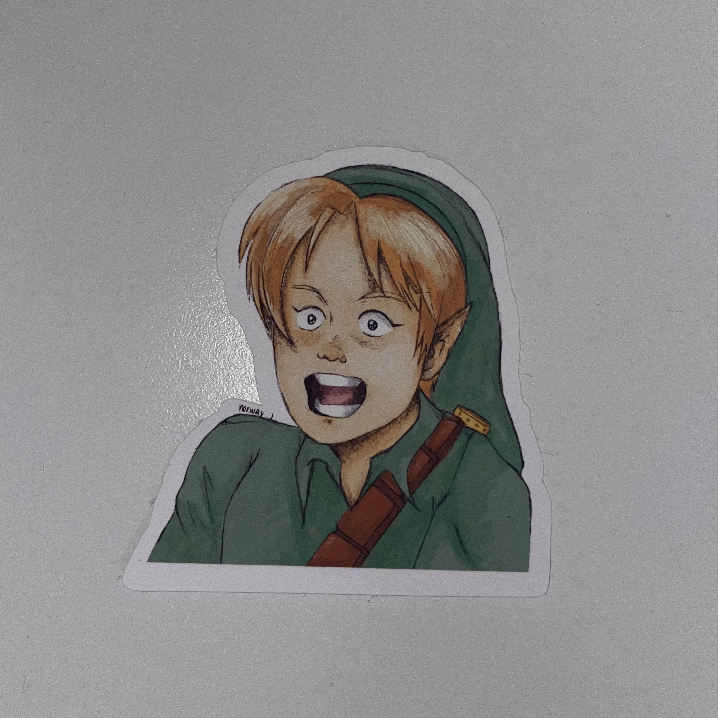 LEGEND OF ZELDA: Young Link Vinyl Sticker - Etsy