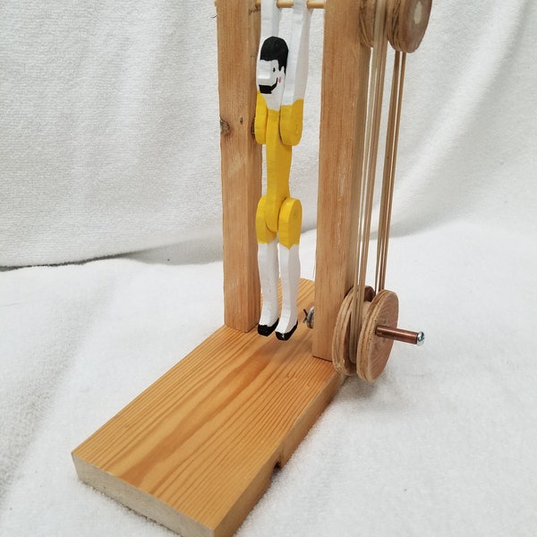 Wooden Acrobat Toy - Etsy