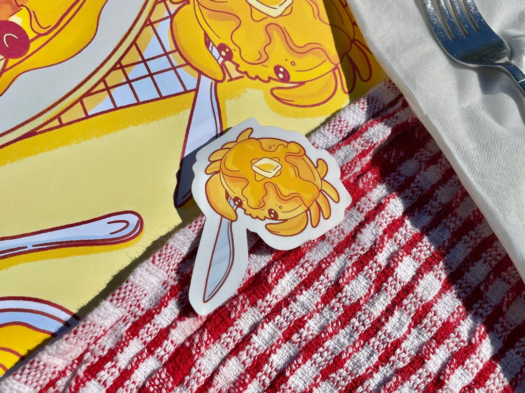 Pancake Crabs Sticker - Etsy