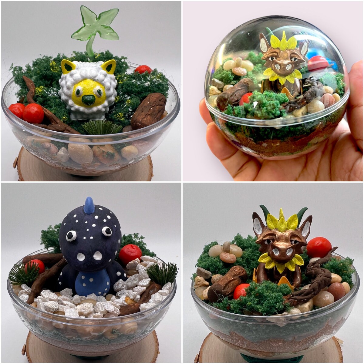 Pod Pal Art Terrarium Hand Decorated Original 3D Printed - Etsy