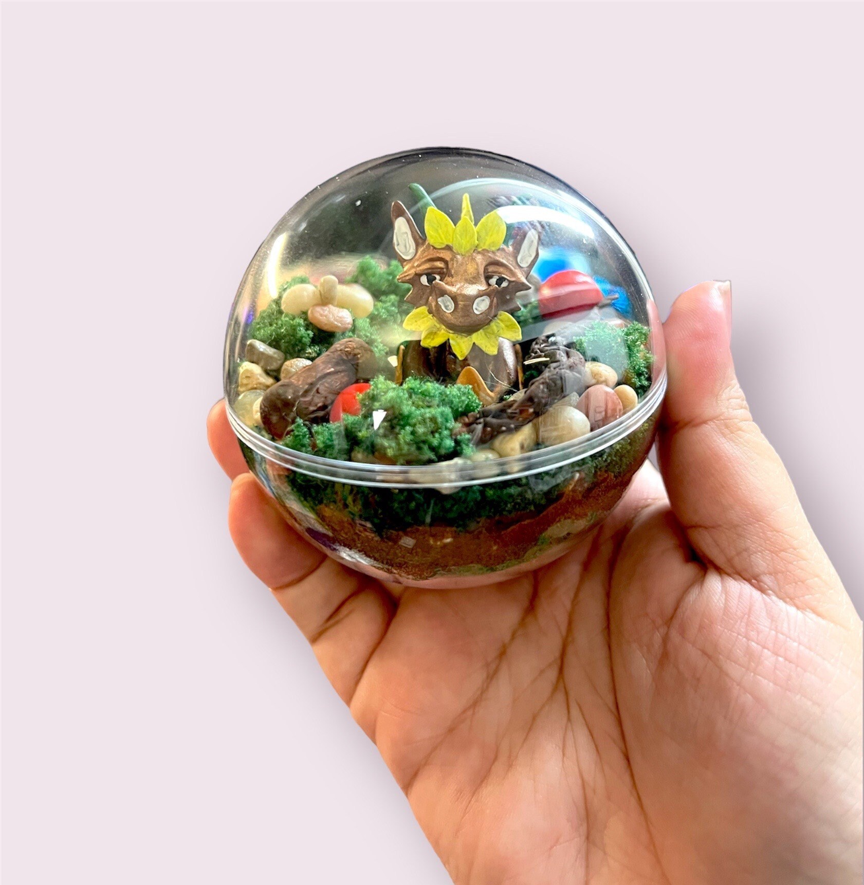 Pod Pal Art Terrarium Hand Decorated Original 3D Printed - Etsy