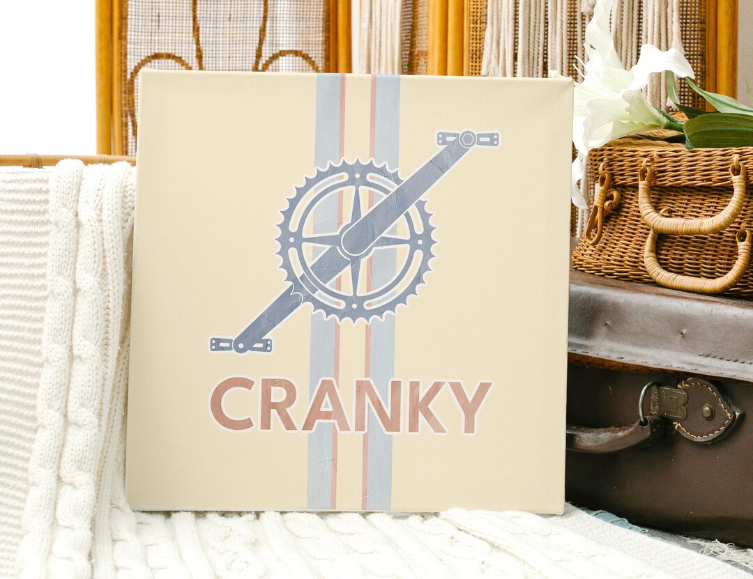 Funny Retro cranky Poster Original Gift for Grumpy Souls and Cycling ...