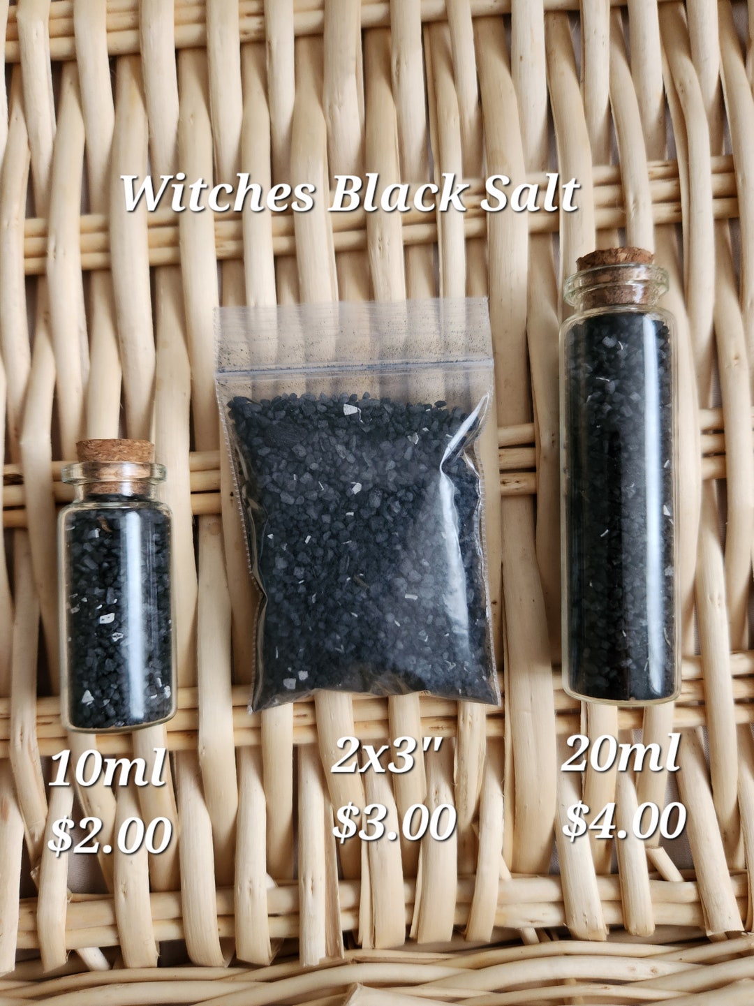 Witches Black Salt for Protection - Etsy Canada
