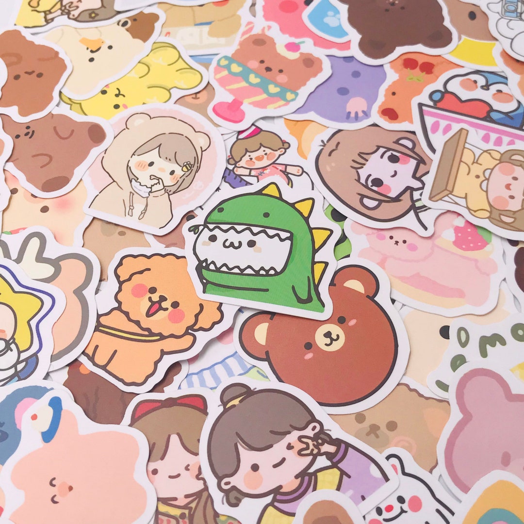 Cute Stickers Grab Bag Kawaii Cute Mystery Sticker Grab Bag Water ...