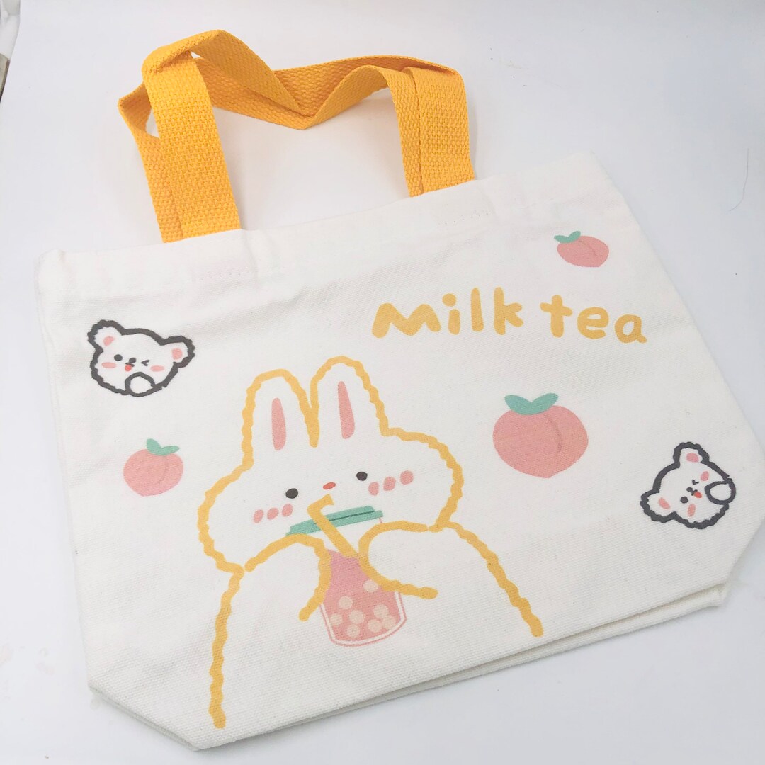 Cute Mini Bunny Tote Bag Kawaii Tote Bag Cute Tote Bag, Tote Bag - Etsy