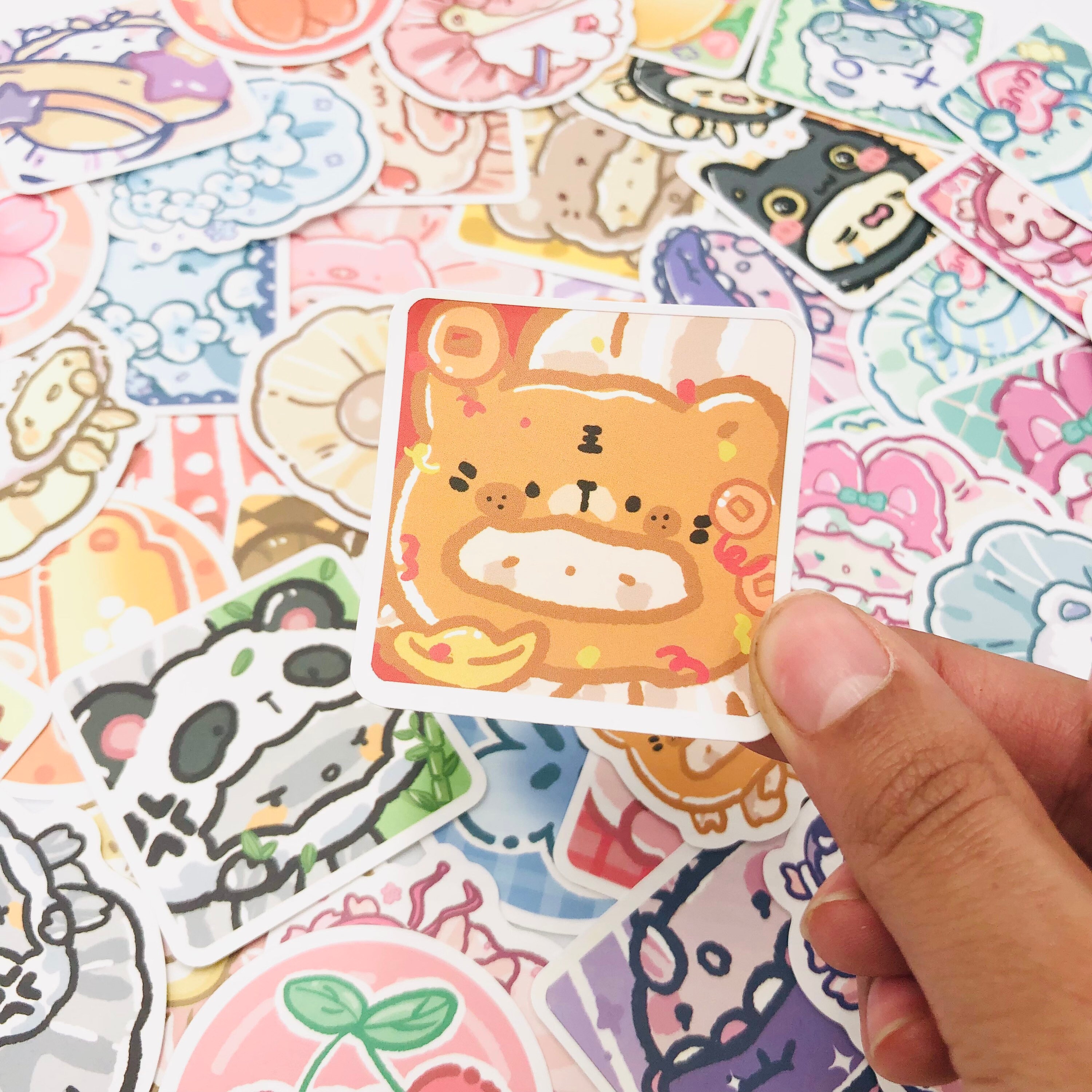 Cute Kawaii Animal Sticker Grab Bag Cute Stickers Kawaii - Etsy