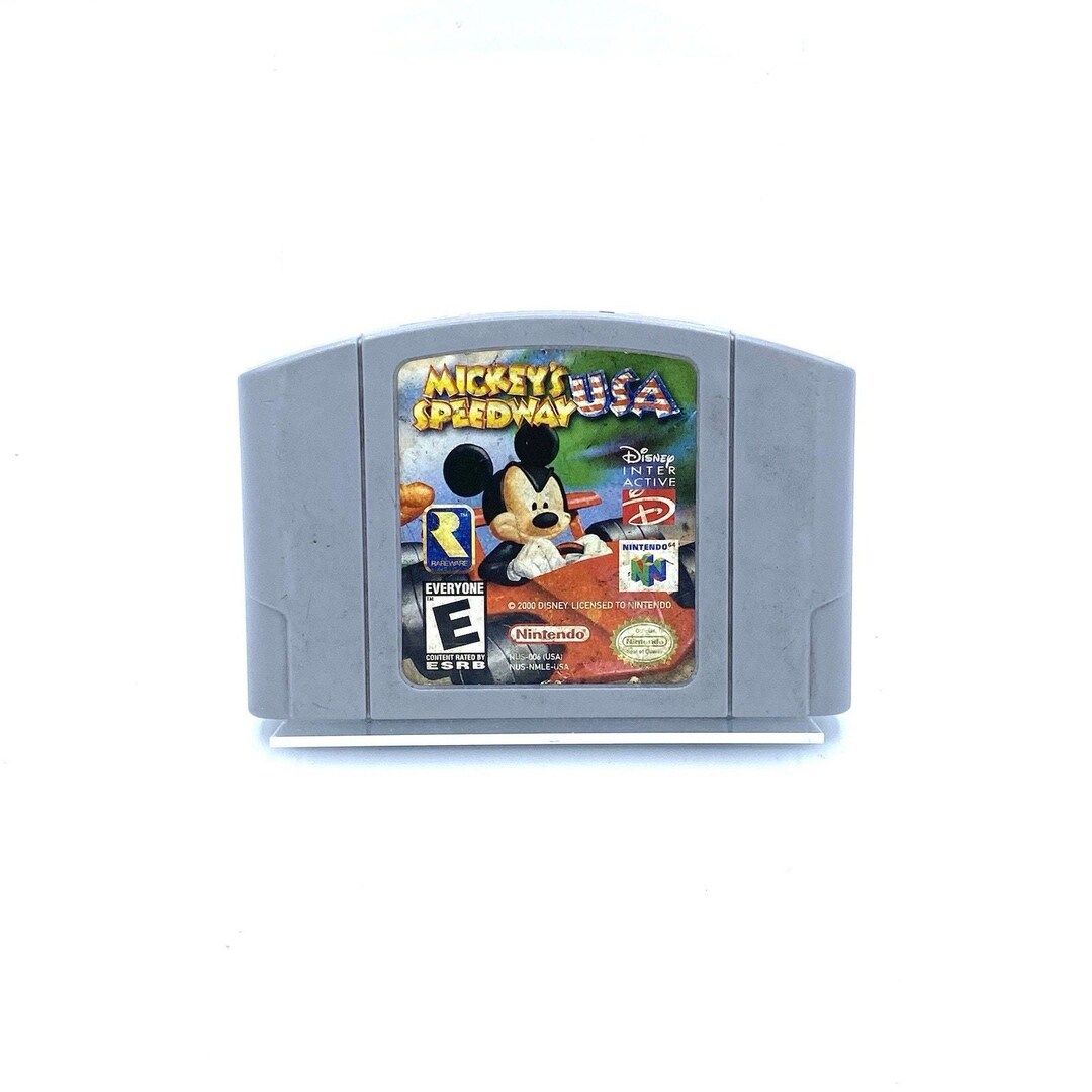 Mickey's Speedway USA (nintendo 64 N64, 2000) Authentic Cartridge ...