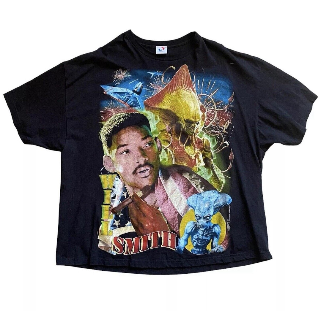 Backstock Co Will Smith Independence Day Double Sided T-shirt Size 4XL ...