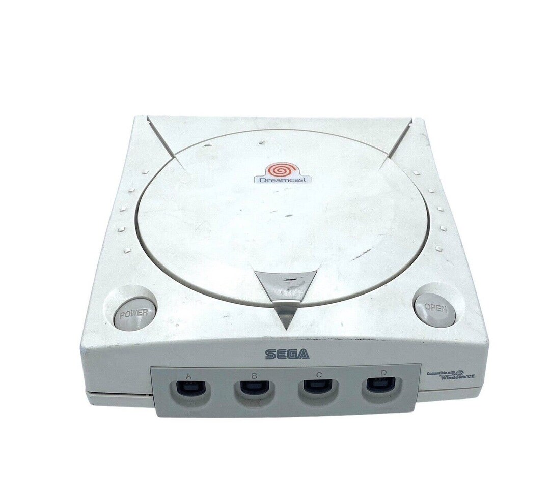 Sega Dreamcast White Console Only For Parts And Repair Not Working Etsy 