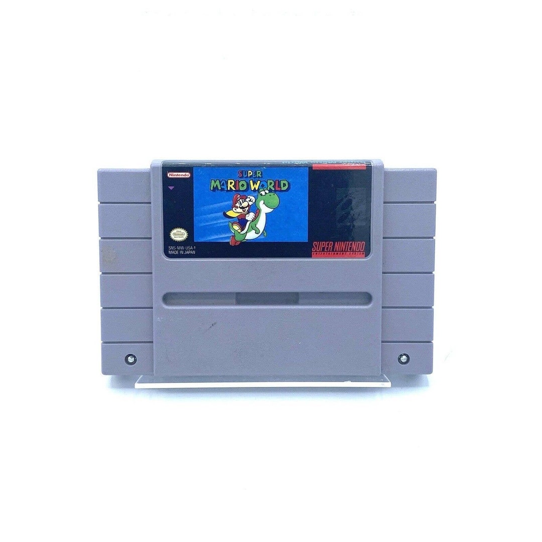 Super Mario World super Nintendo 1991 SNES Cartridge Only - Etsy