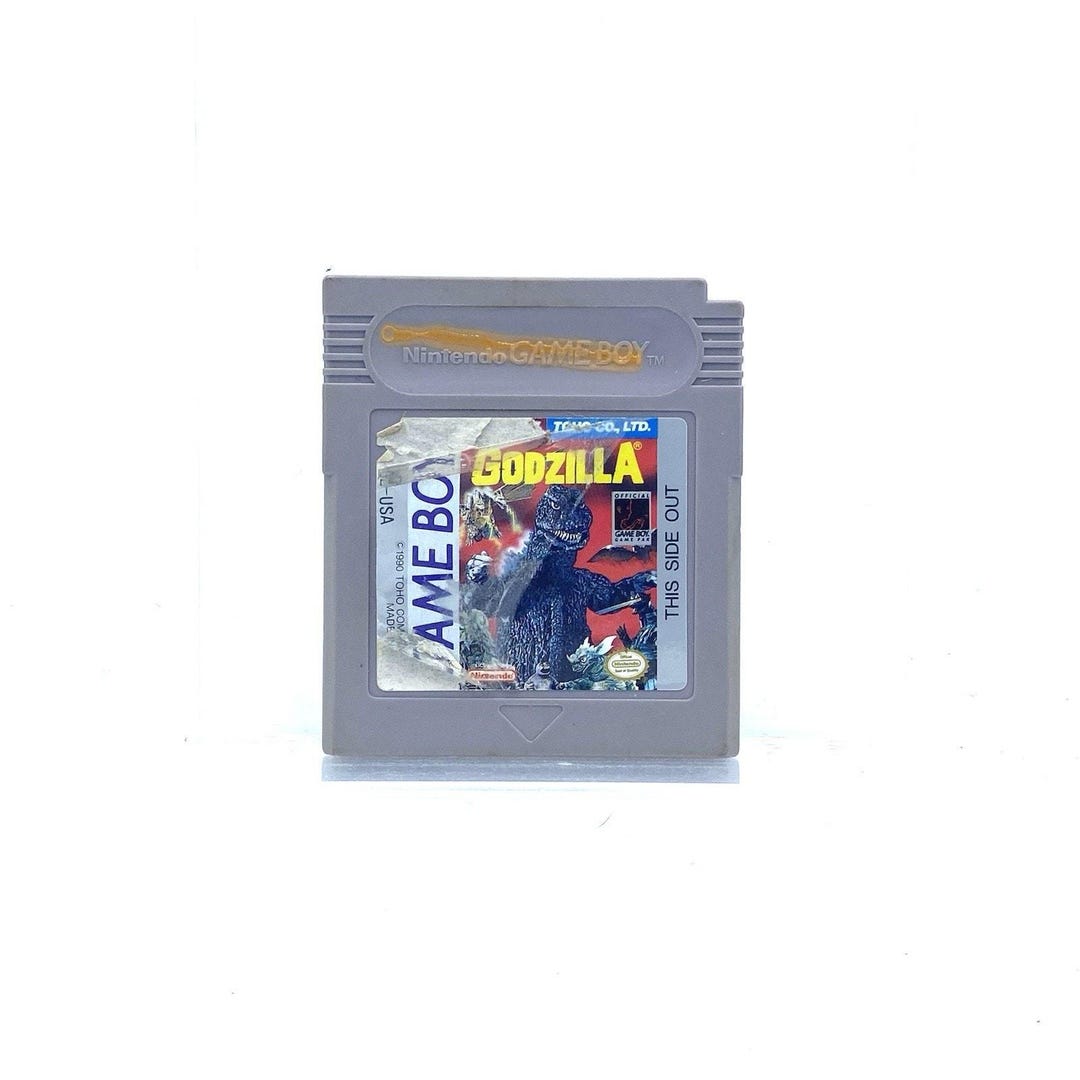 Godzilla (nintendo Game Boy, 1990) Peeling Artwork Cartridge Only ...