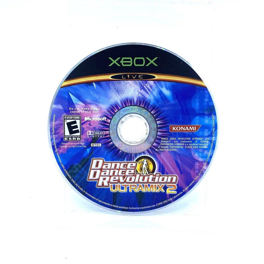 Dance Dance Revolution Ultramix 2 microsoft Xbox, 2004 Disc Only Tested ...