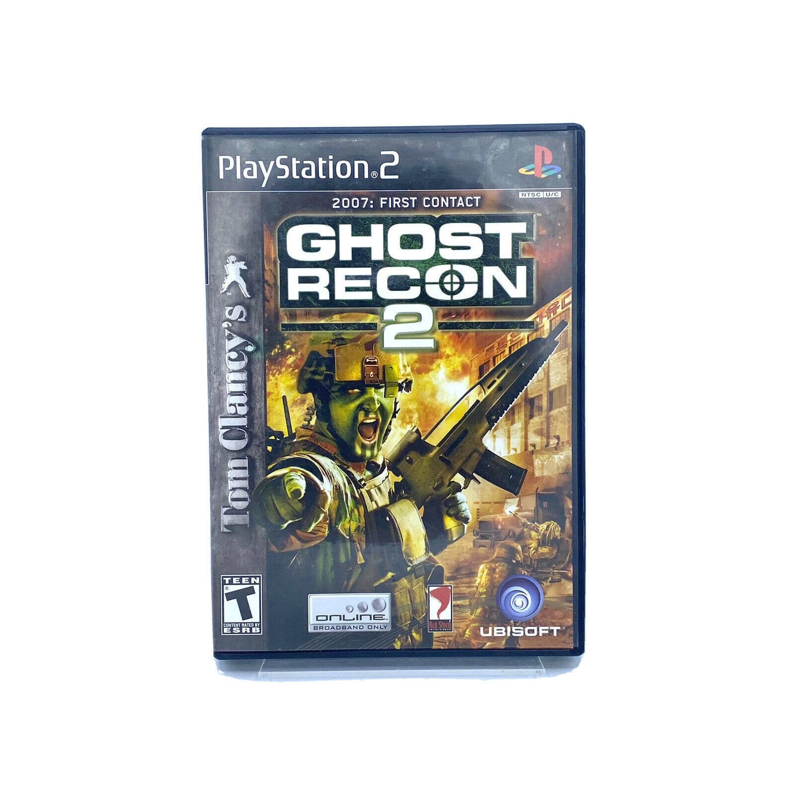 Tom Clancy s Ghost Recon 2 sony Playstation 2 2004 PS2 No Manual Tested Works Etsy