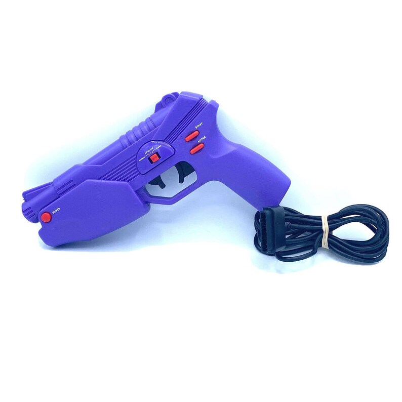 Vintage Purple Hyper Turbo Pistol Light Gun Playstation One PS1 ...