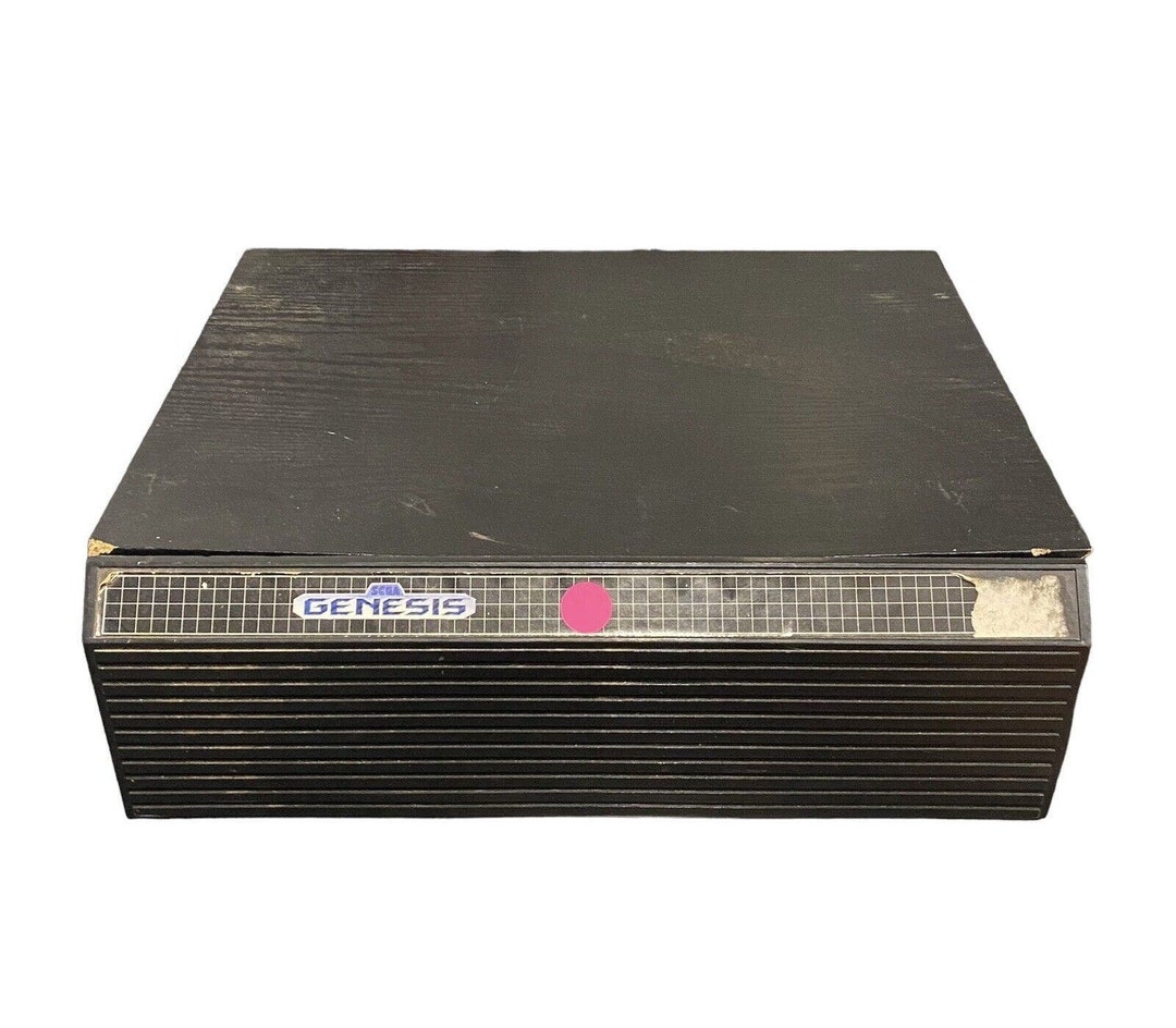 Genuine Vintage Sega Genesis 36 Game Cartridge Storage Drawer Cabinet W ...