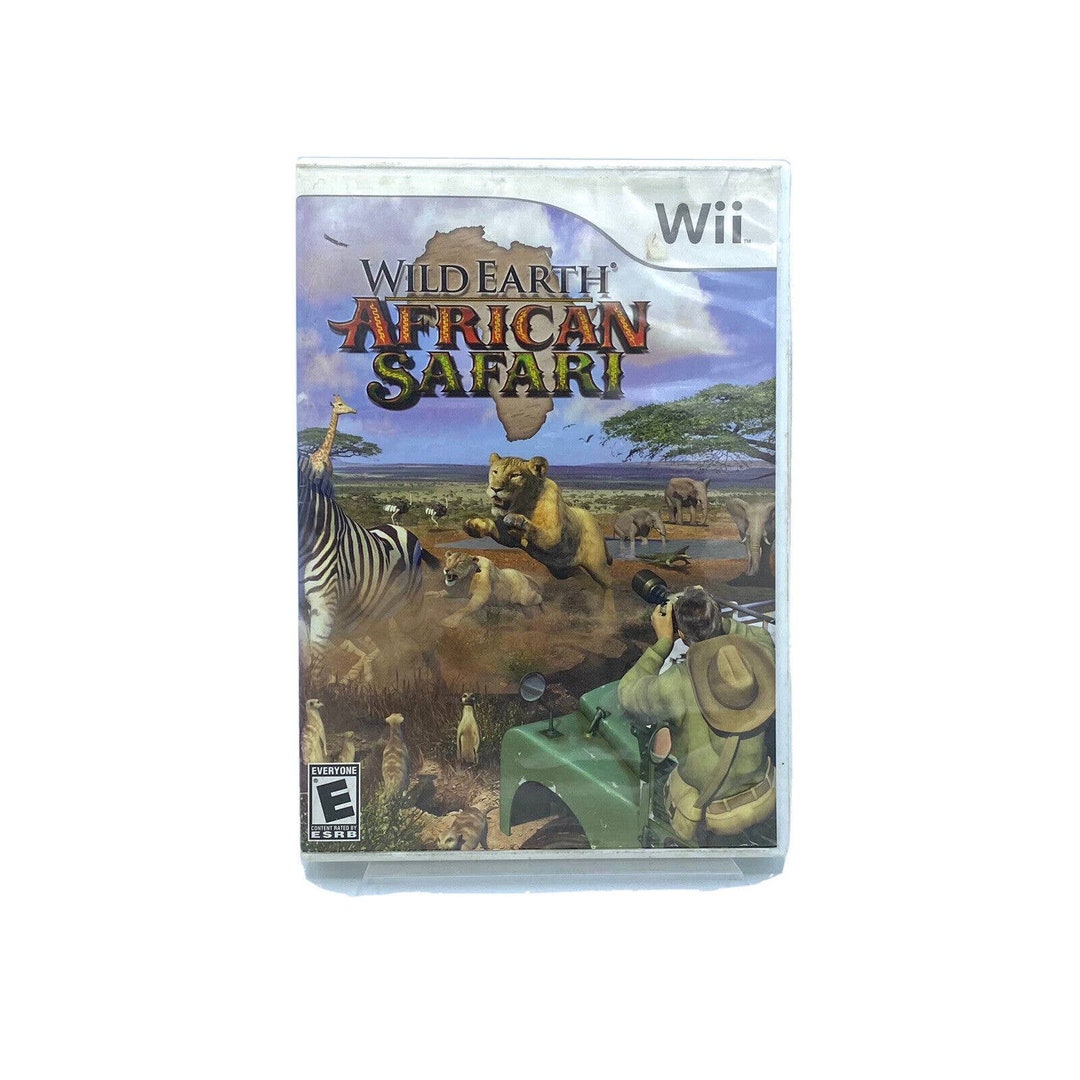 Wild Earth: African Safari nintendo Wii, 2008 Complete CIB Tested - Etsy