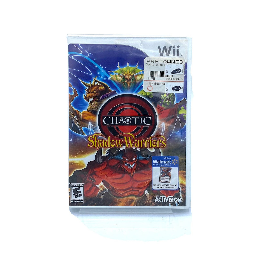 Chaotic: Shadow Warriors (nintendo Wii, 2009) CIB Complete Tested Works ...