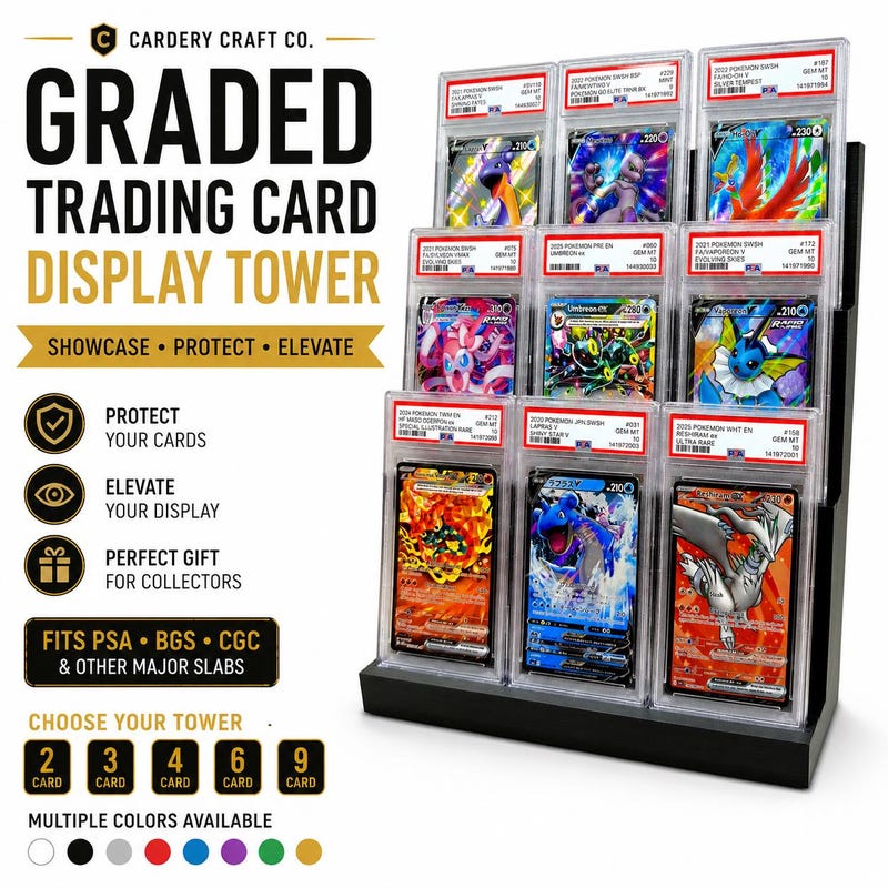 Tcg Display Desk Stand - Etsy