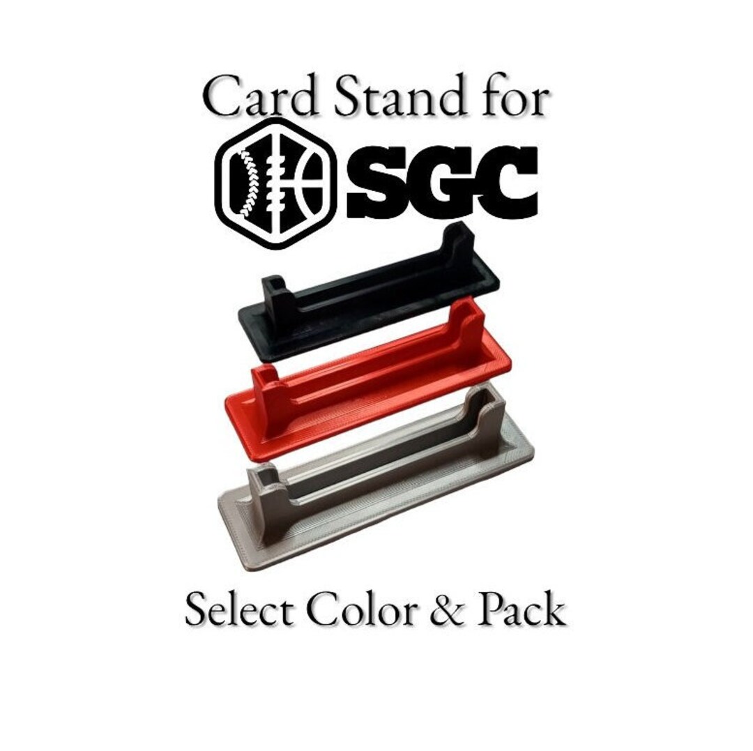 SGC Card Display Stand: Color & Pack Choice Fits Standard SGC Slab ...