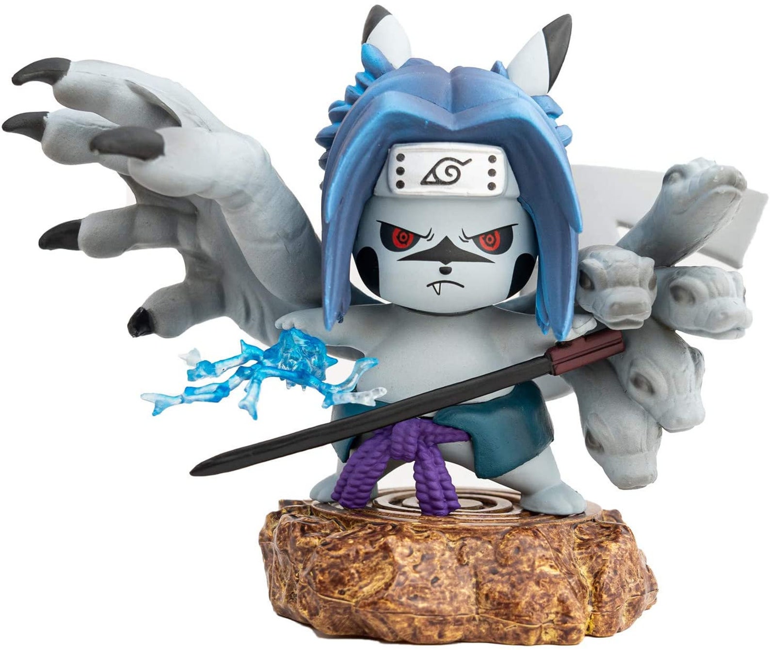 Pikachu x Sasuke Uchiha Fusion Action Figur | Etsy