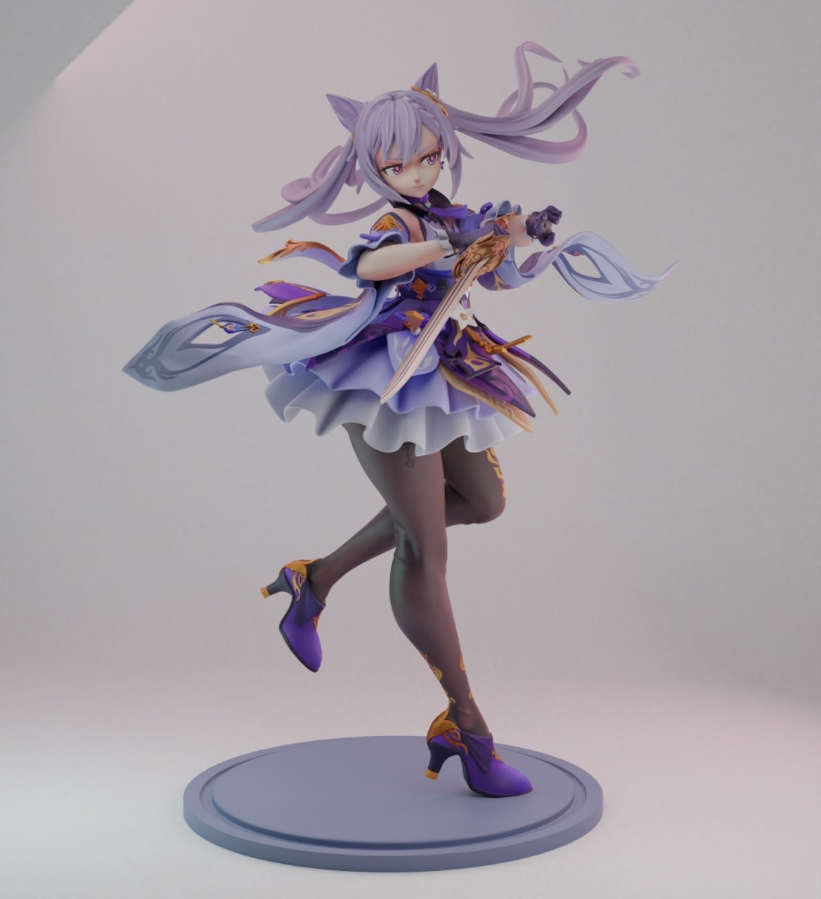 Buy Keqing Figurine for 3D Print Online in India - Etsy