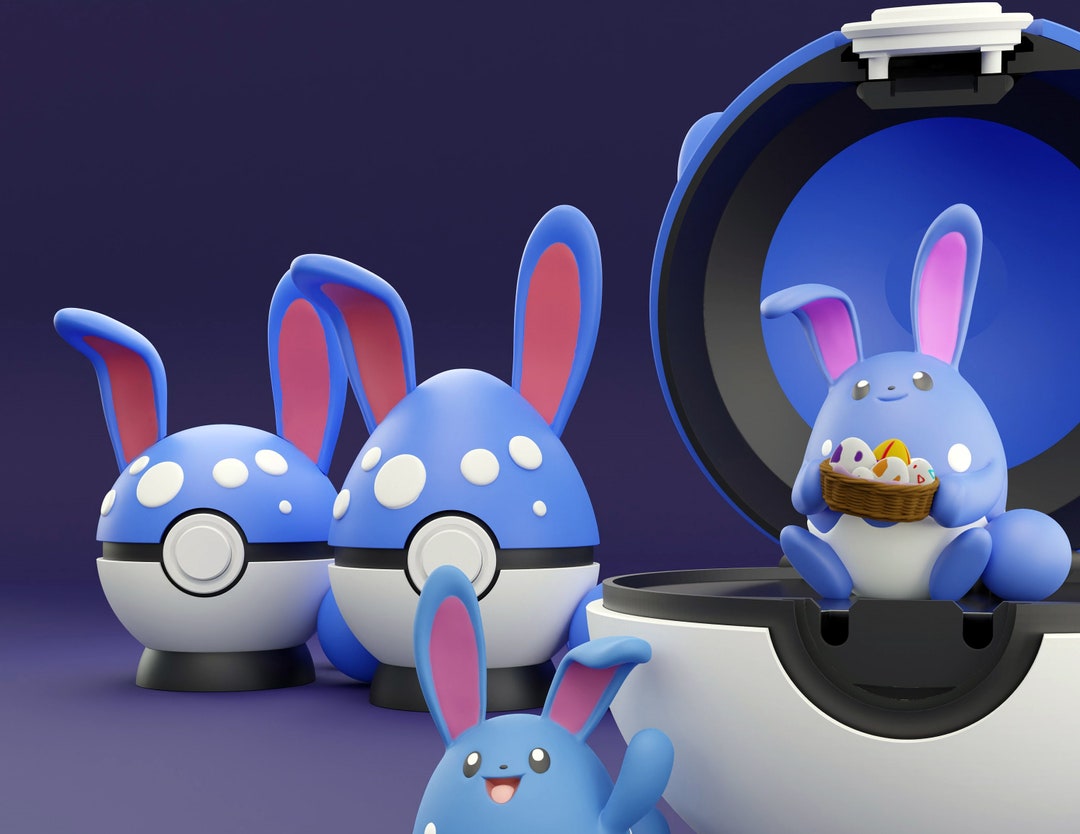 Azumarill Easter Egg - Etsy