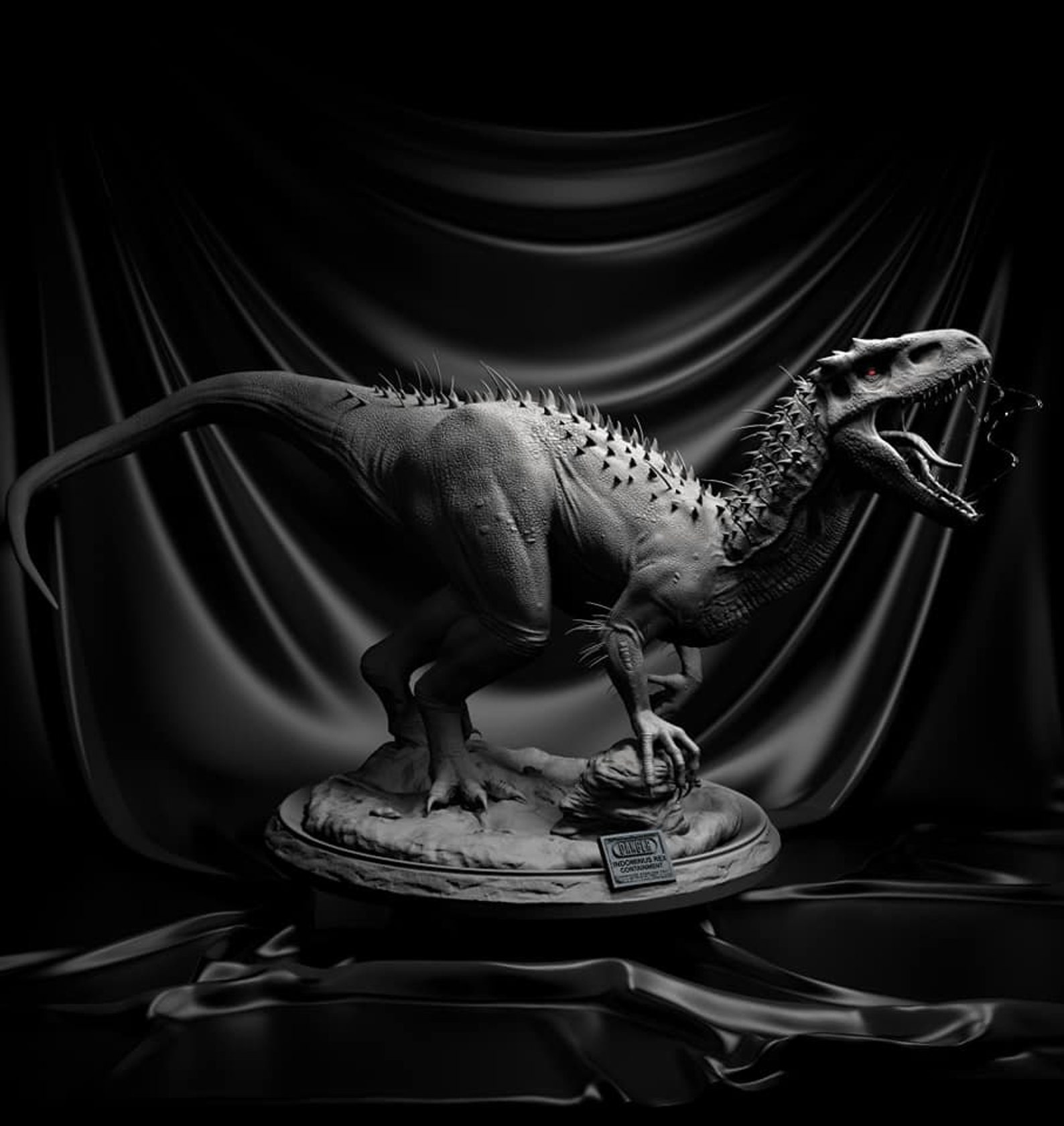 Indominus Rex 3D Figurine Stl Dinosaurus - Etsy
