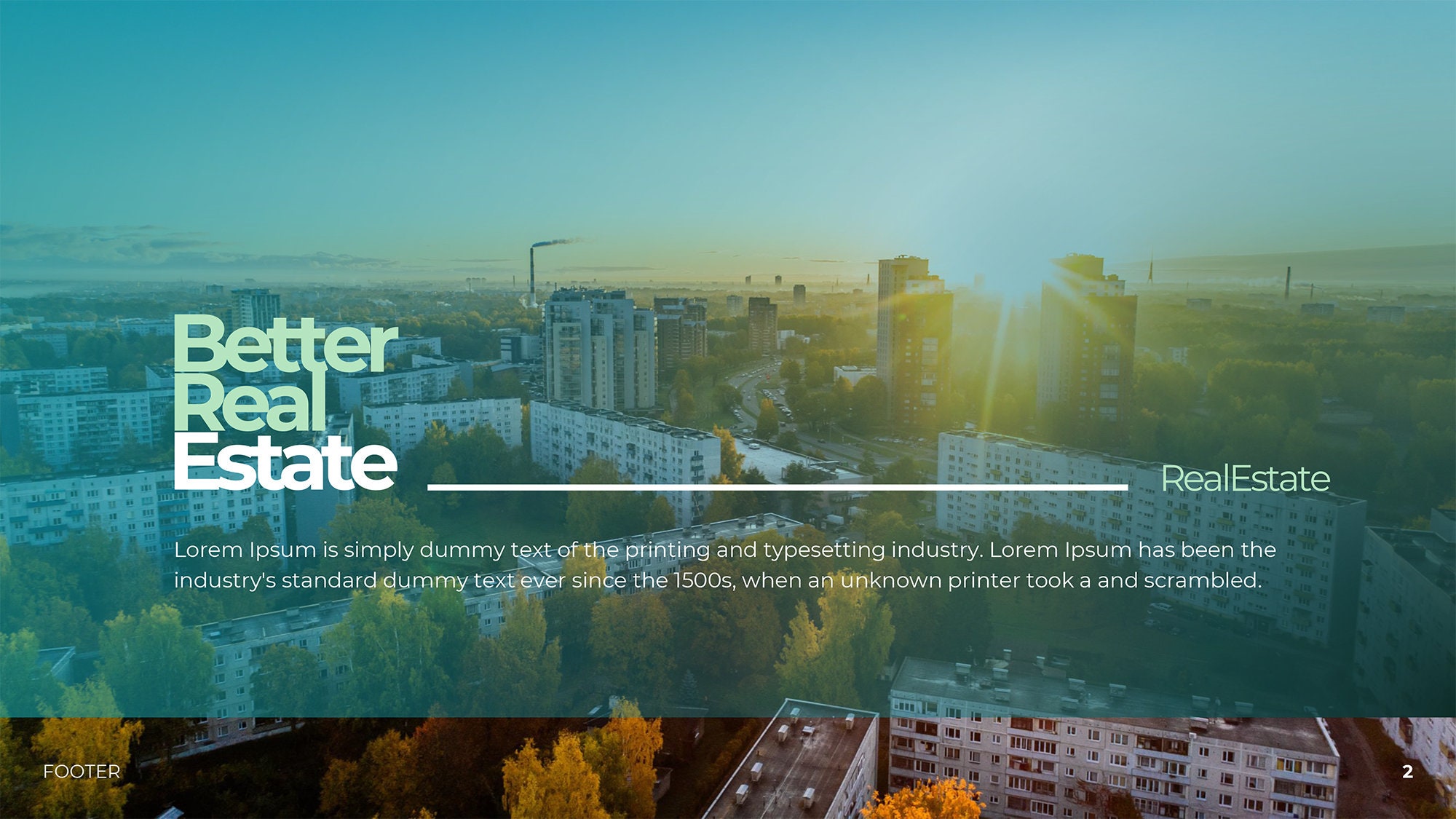 Real Estate Powerpoint Template | Real Estate PPT | Property PPT | Real ...