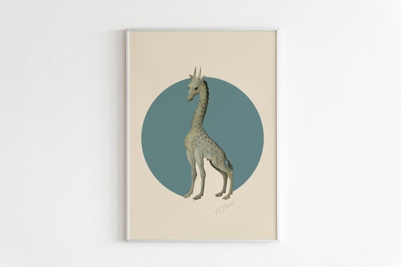 Hieronymus Bosch Giraffe Digital Print Wall Decor Home | Etsy
