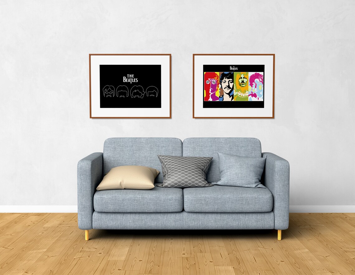 The Beatles, Digital Print, Rock, Poster, Music, Wall Art, Digital ...