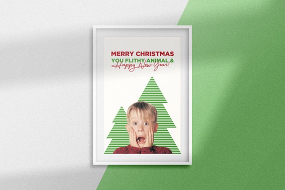 Home Alone Movie Poster _ Digital Print Christmas Poster | Etsy