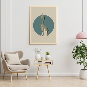 Hieronymus Bosch, Giraffe, Digital Print, Wall Decor, Home Decor, Wall ...