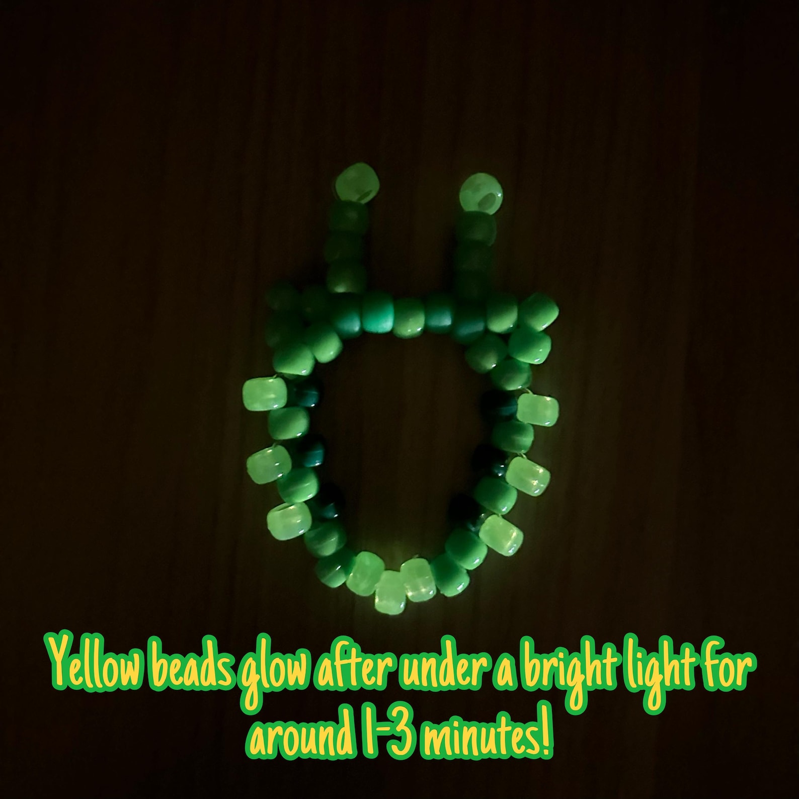 Gnarpy Regretevator Kandi Single (glow in the Dark!) - Etsy