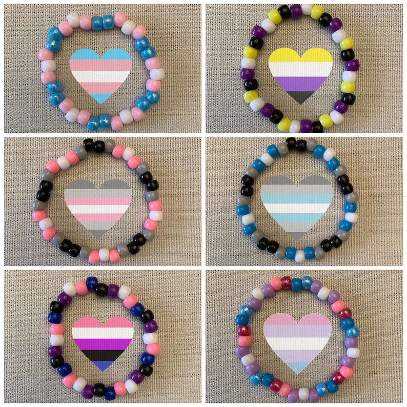 Pride Kandi Single - Etsy