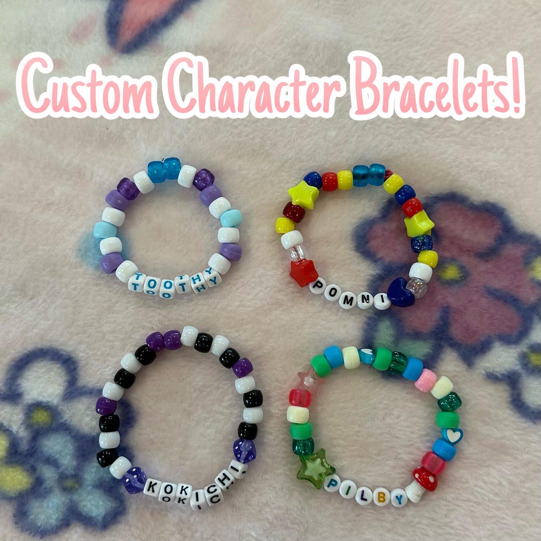Custom Character Kandi Single - Etsy