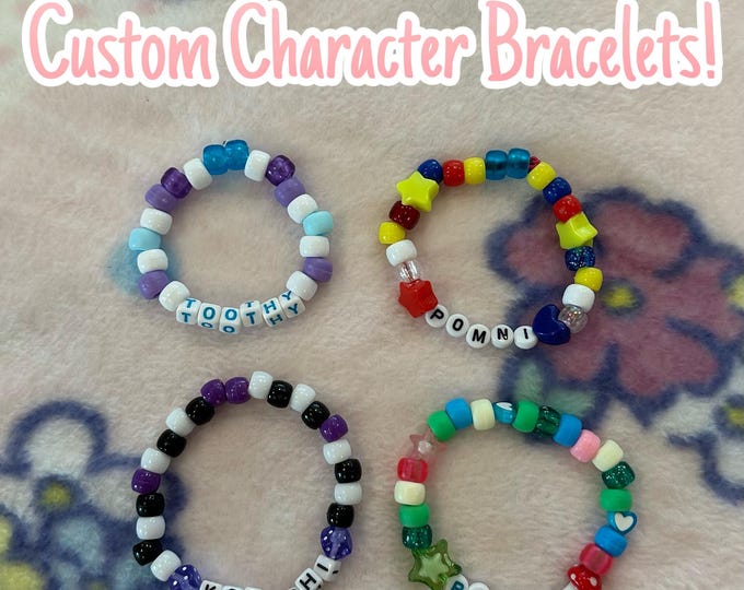 Custom Character/fandom/name Kandi Bracelets - Etsy Canada