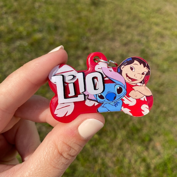 Lilo and Stitch Dog Collar - Etsy UK