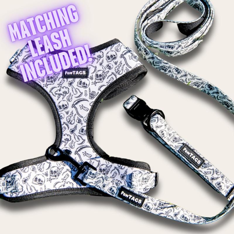 Goth Dog Harness Small Dog - Etsy