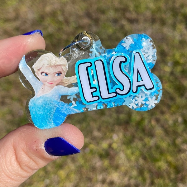 Frozen Name Tag - Etsy