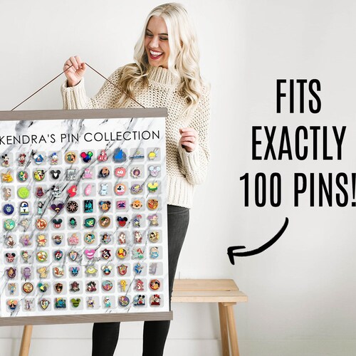 Dark Galaxy 100 PINS Collection Canvas Display Hanger Black - Etsy