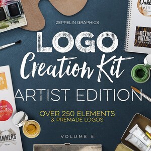 Logo Creation Kit Logo Artist Edition Template Creator Kits Bundle PSD ...
