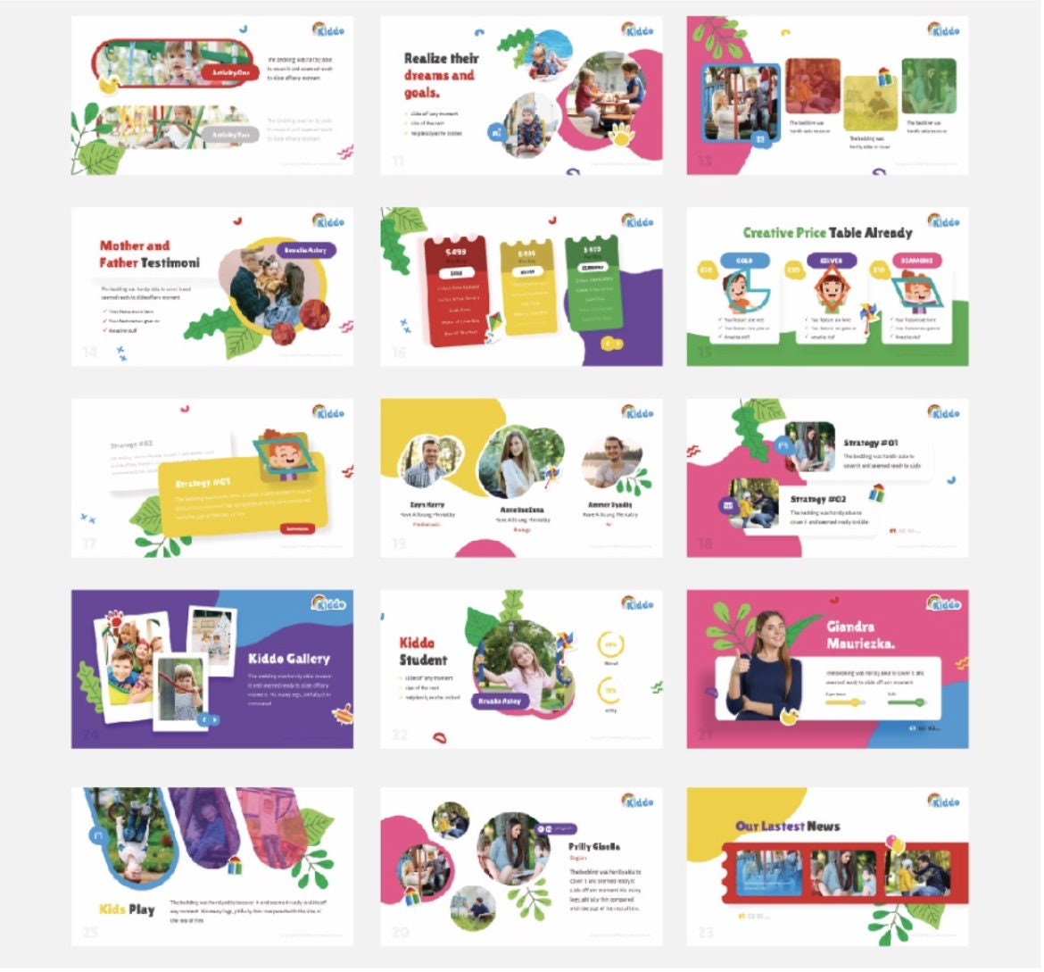 Fun Educational Powerpoint Templates for Kids - Cute Cartoons, Animated ...