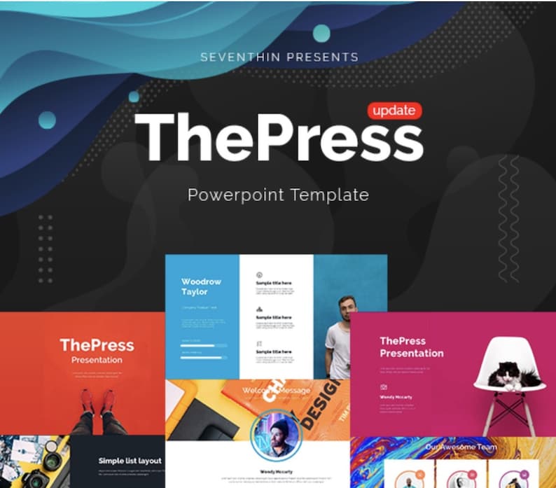 The Press Animated Powerpoint Presentation Templates Premium Slide ...