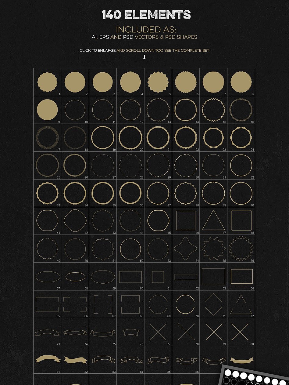 Premium Logo Creation Kit Logo Template Creator Kits Bundle PSD and AI ...