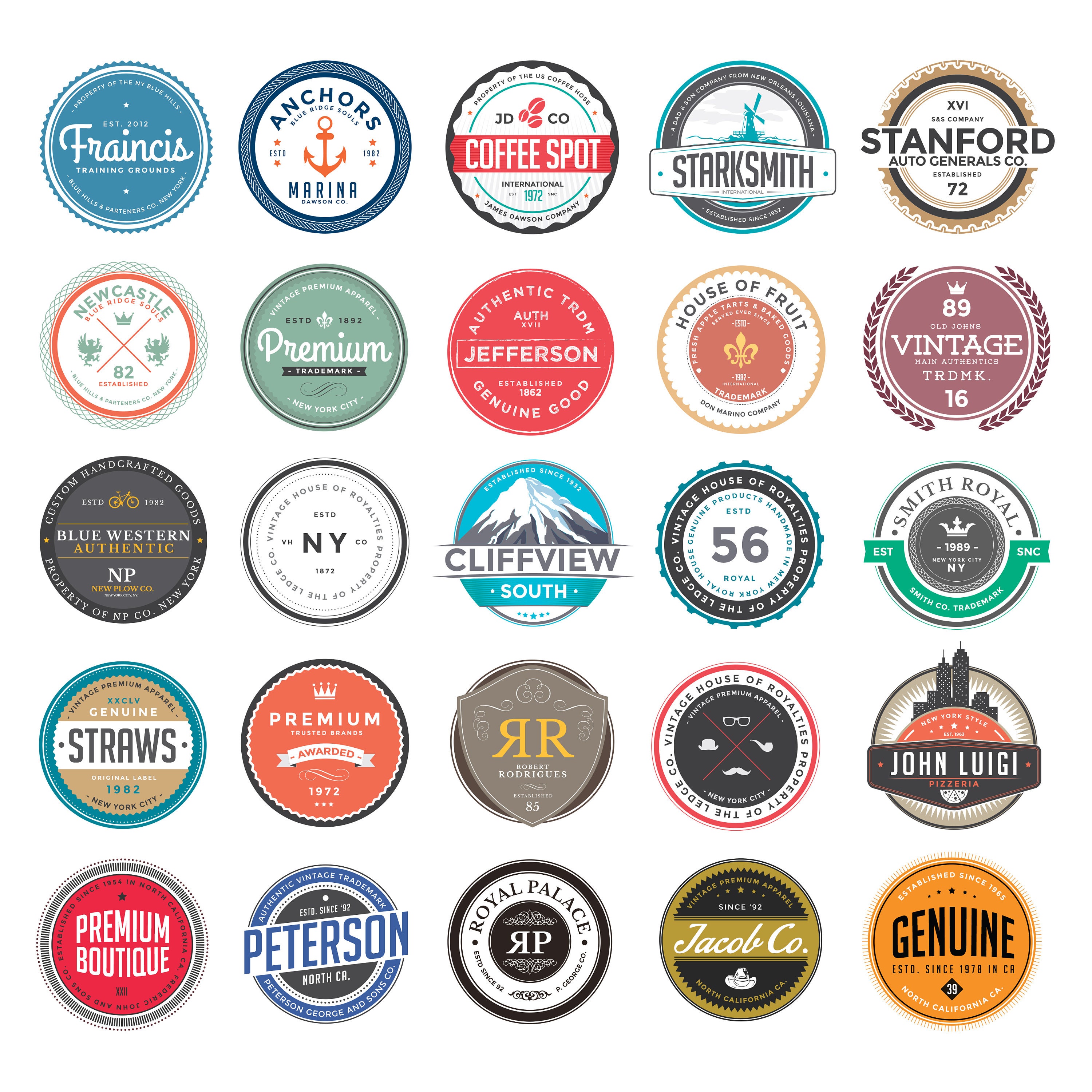 The ULTIMATE Logo Template Creator Kits Bundle 8 in 1 Series Mega ...