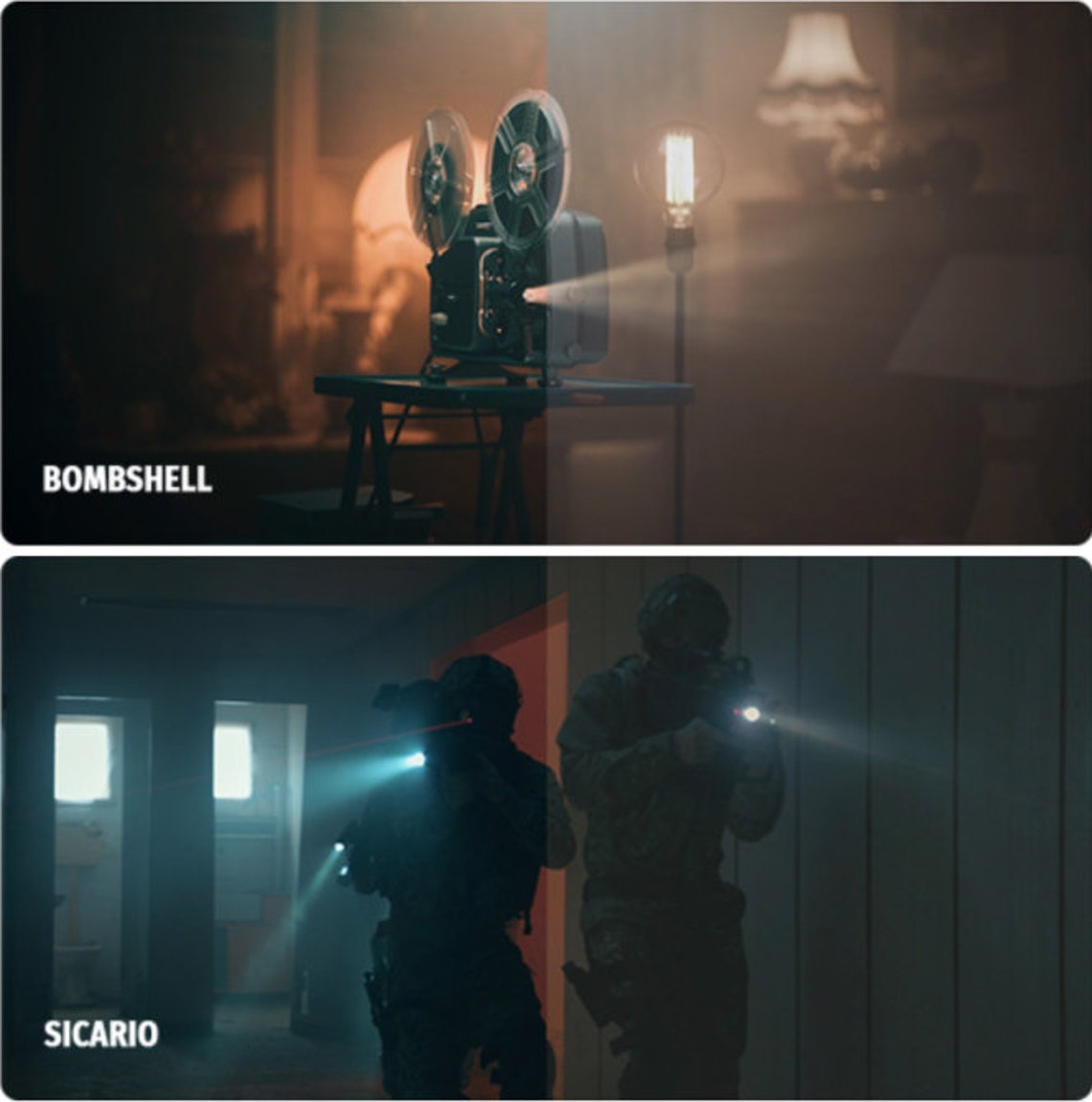 Hollywood Color Grading Pack Luts 75 Sets Bundle Collection Premiere ...