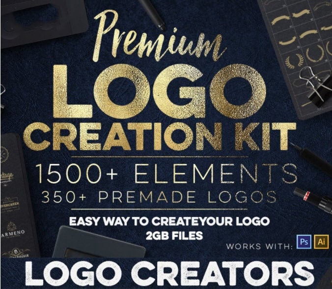 The ULTIMATE Logo Template Creator Kits Bundle 8 in 1 Series Mega ...