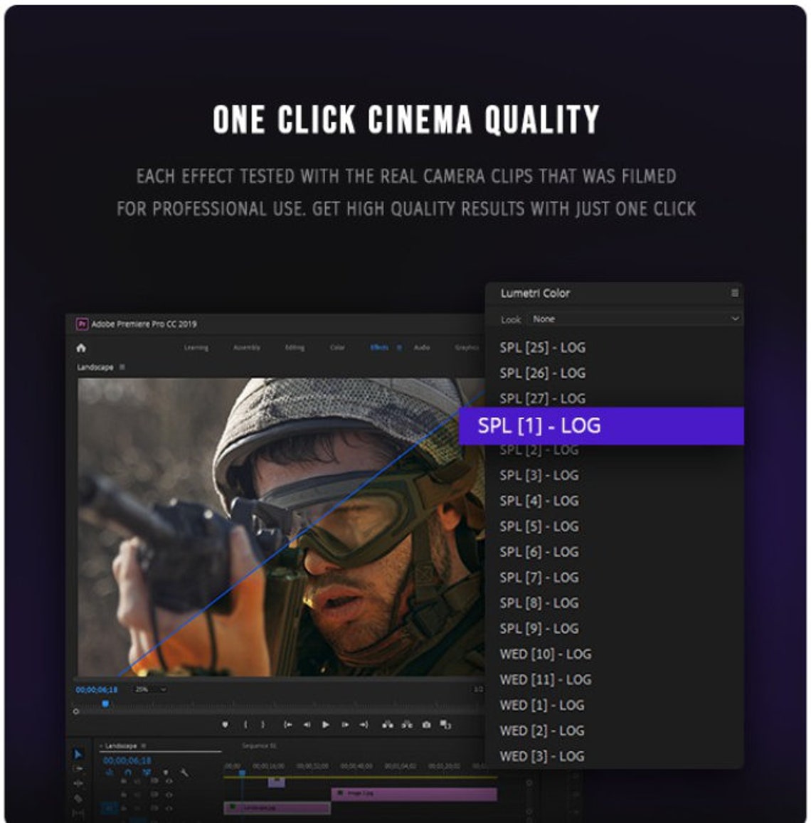 Hollywood Color Grading Pack Luts 75 Sets Bundle Collection Premiere ...