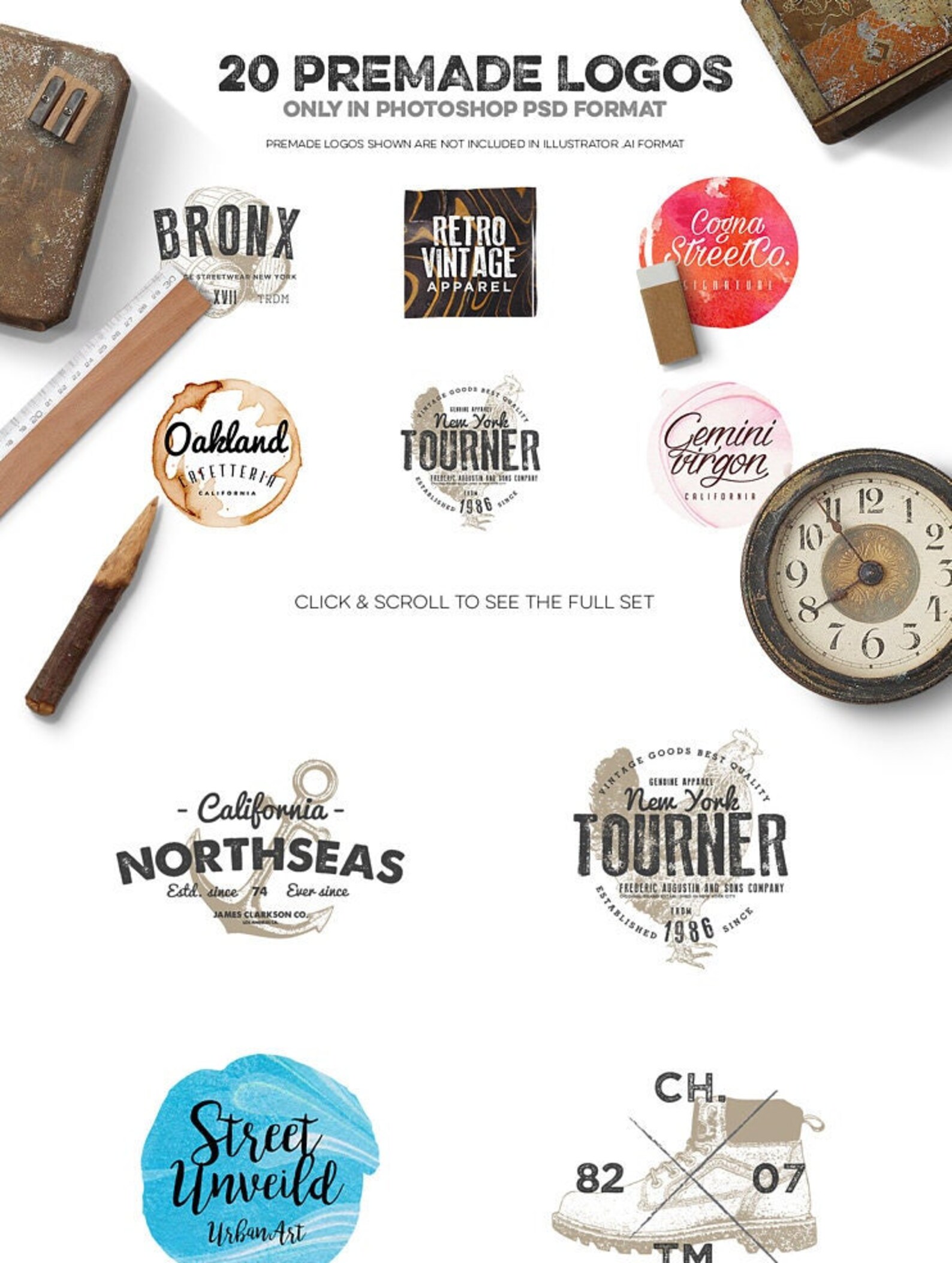 Logo Creation Kit Logo Artist Edition Template Creator Kits Bundle PSD ...